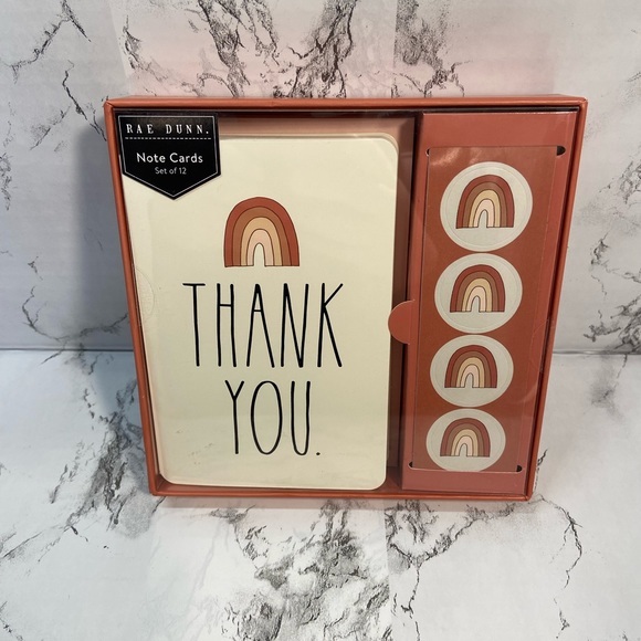 Rae Dunn | Office | Rae Dunn Rainbow Thank You Cards Set | Poshmark